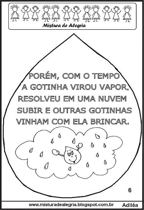 Imagens Sobre A Agua Para Colorir