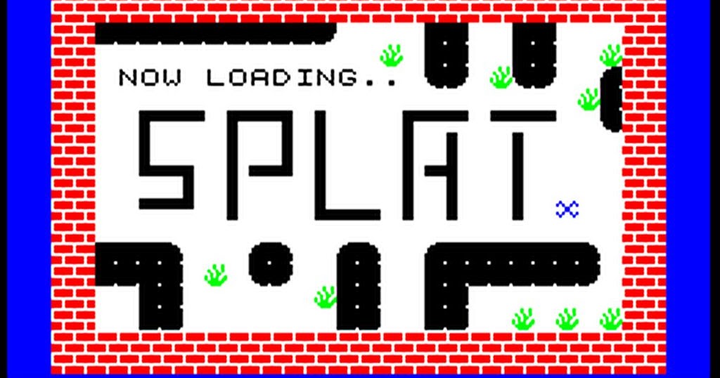 Indie Retro News: Splat! - A ZX Spectrum game reviewed by Florinthedwarf.