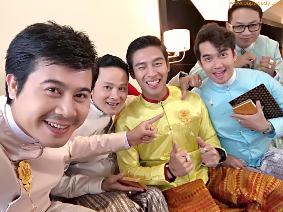 Nay Toe and Hnin Si Group Preparing For Photoshoot Before Academy Night