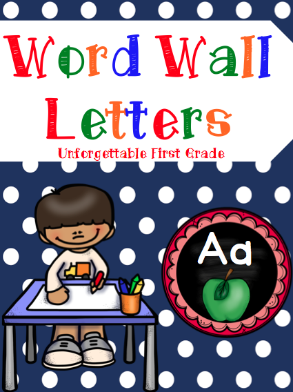 Unforgettable First Grade: Back-To-School Resources