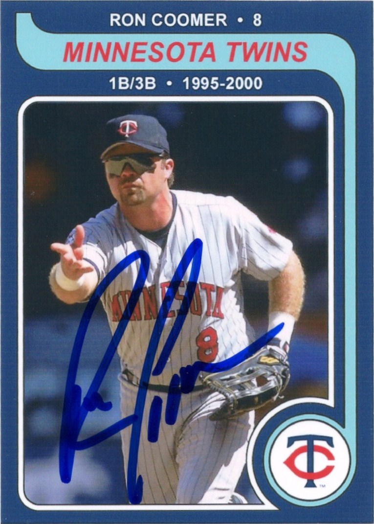 Minnesota Sports Autograph Project: RON COOMER