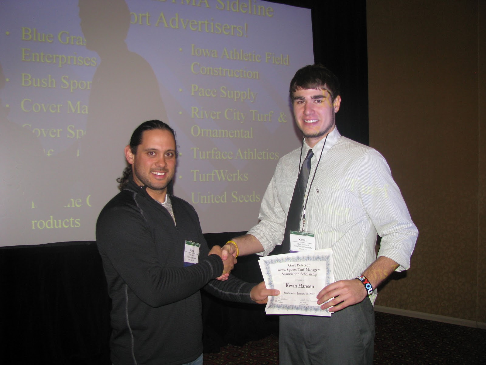 iaTURF: 2011 Awards and Scholarship Recipients