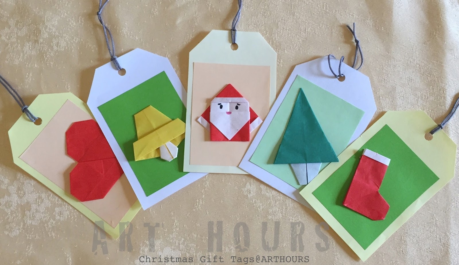 ArchGuide: Christmas Gift Tags Tutorial: Useful Origami