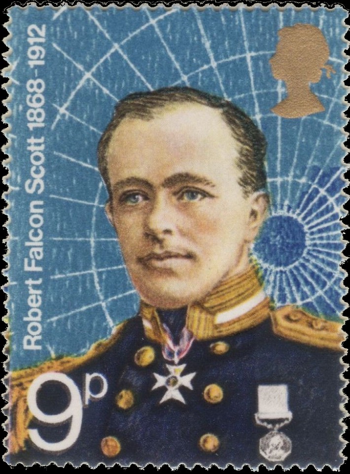 Les timbres: témoins de l'histoire: Sir Robert Falcon Scott