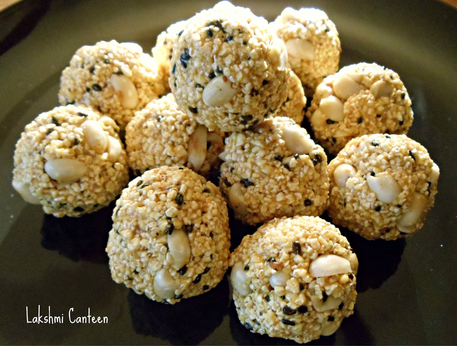 Lakshmi Canteen: Laaye Pitta Undo (Popped Rice Ladoo)