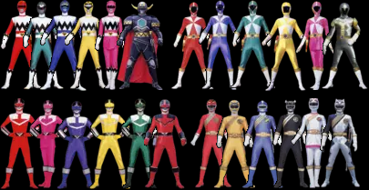 Eras de Power Ranger