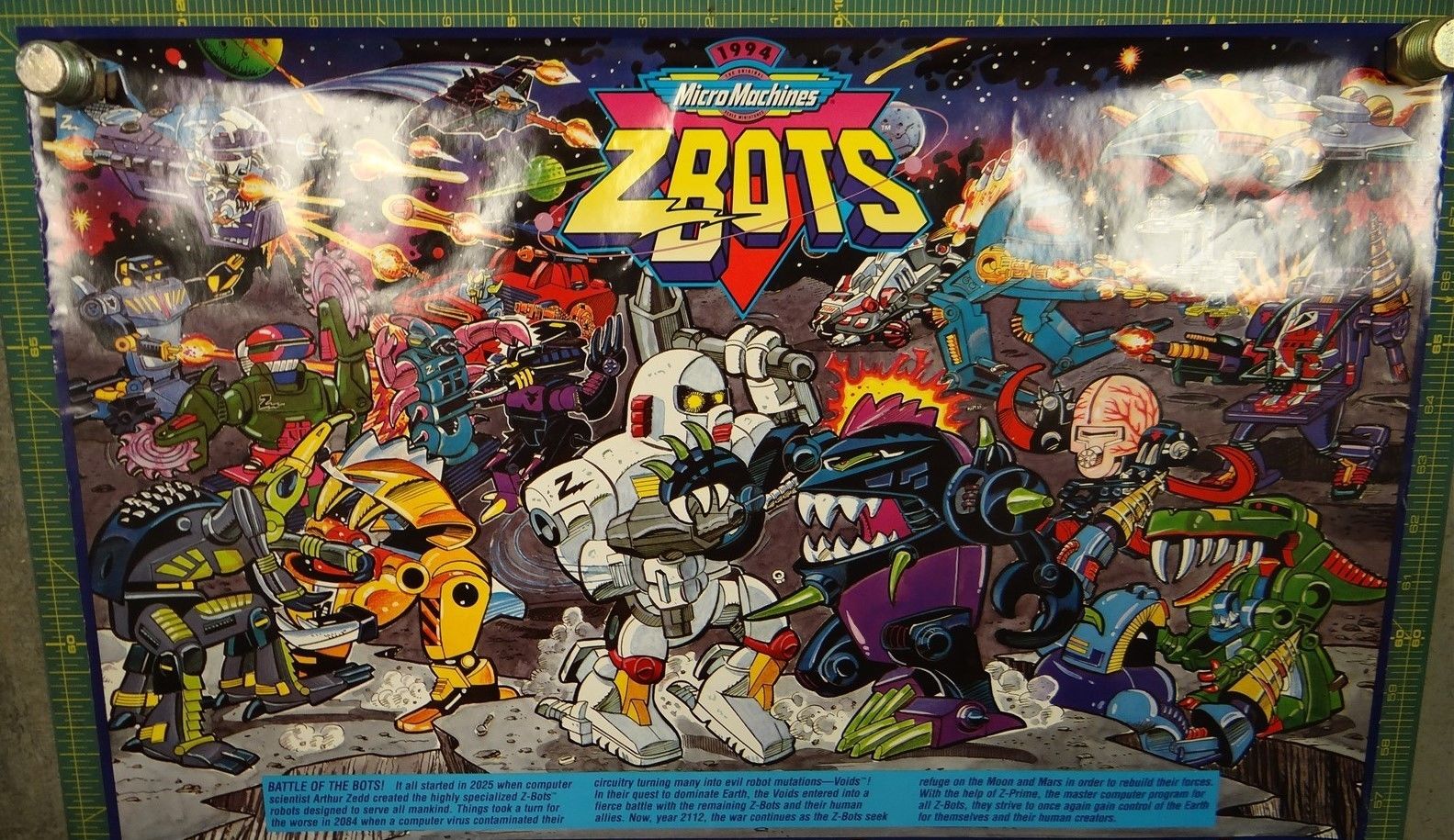 Z-bots: ZBots Series 3 Poster high quality Z Bots Z-Bots Galoob