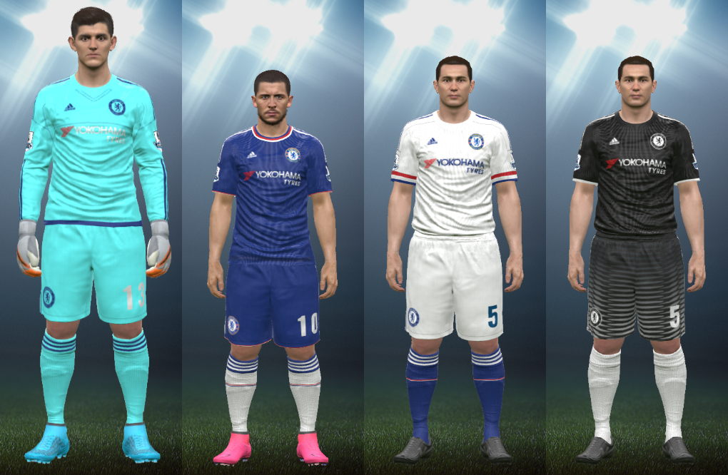 Wepes Sport: [REPOST] Uniforme Chelsea 2015/16 - Pes 2016 (PC/PS3)
