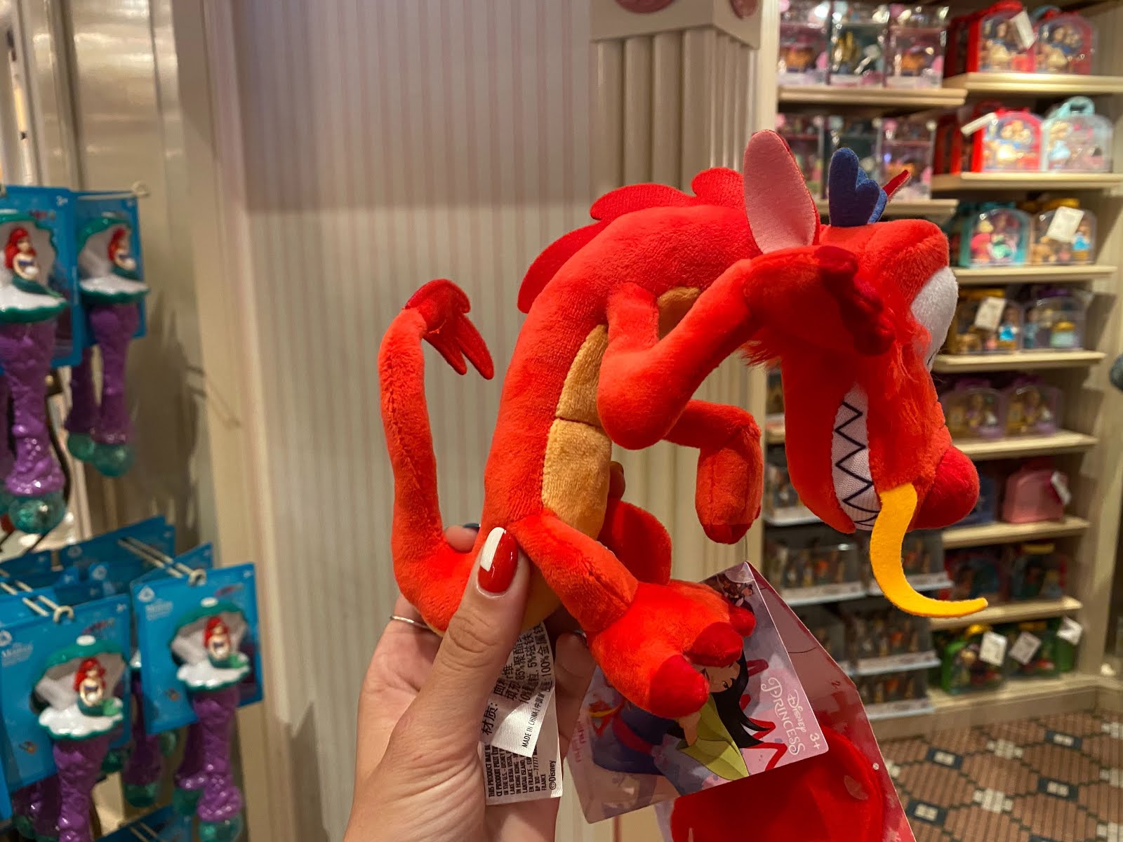 Disney's Shoulder Plush Mushu from “Mulan” flies to Disneyland Resort ...