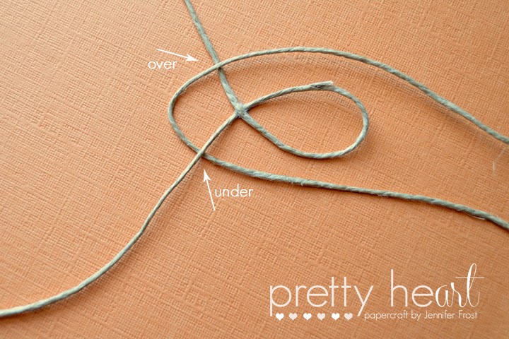 How to tie a twine sailors knot - Papercraft by Jennifer Frost