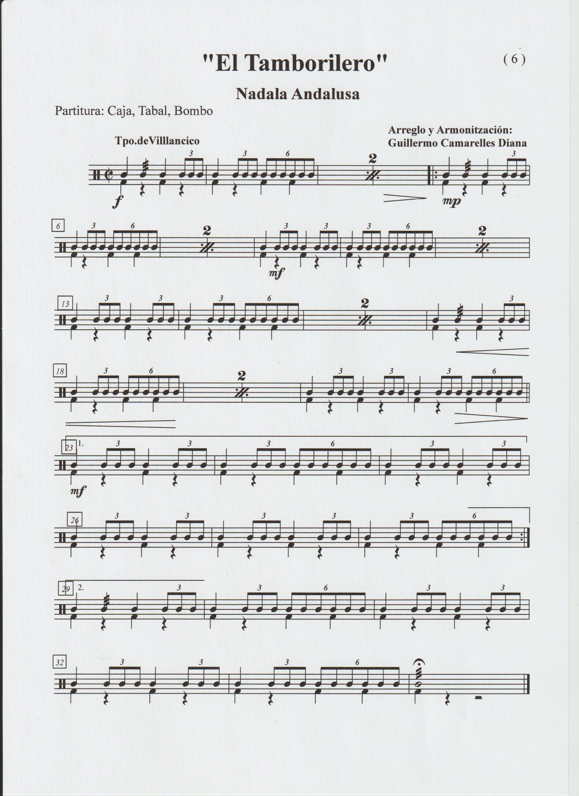 Música y Tradiciones de Guillermo Camarelles Diana: #El Tambolirero ...