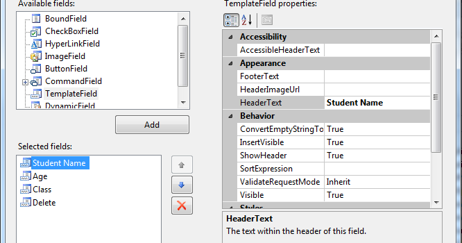 ASP NET Use Template Field To Display Data In Gridview In Asp c Vb NetDeft