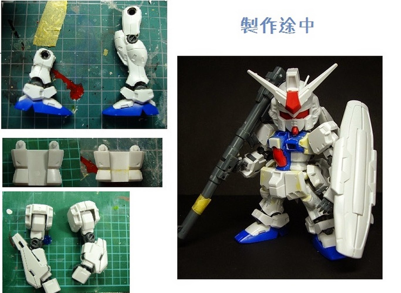 SD Gundam GP03 Stamen - Custom Build