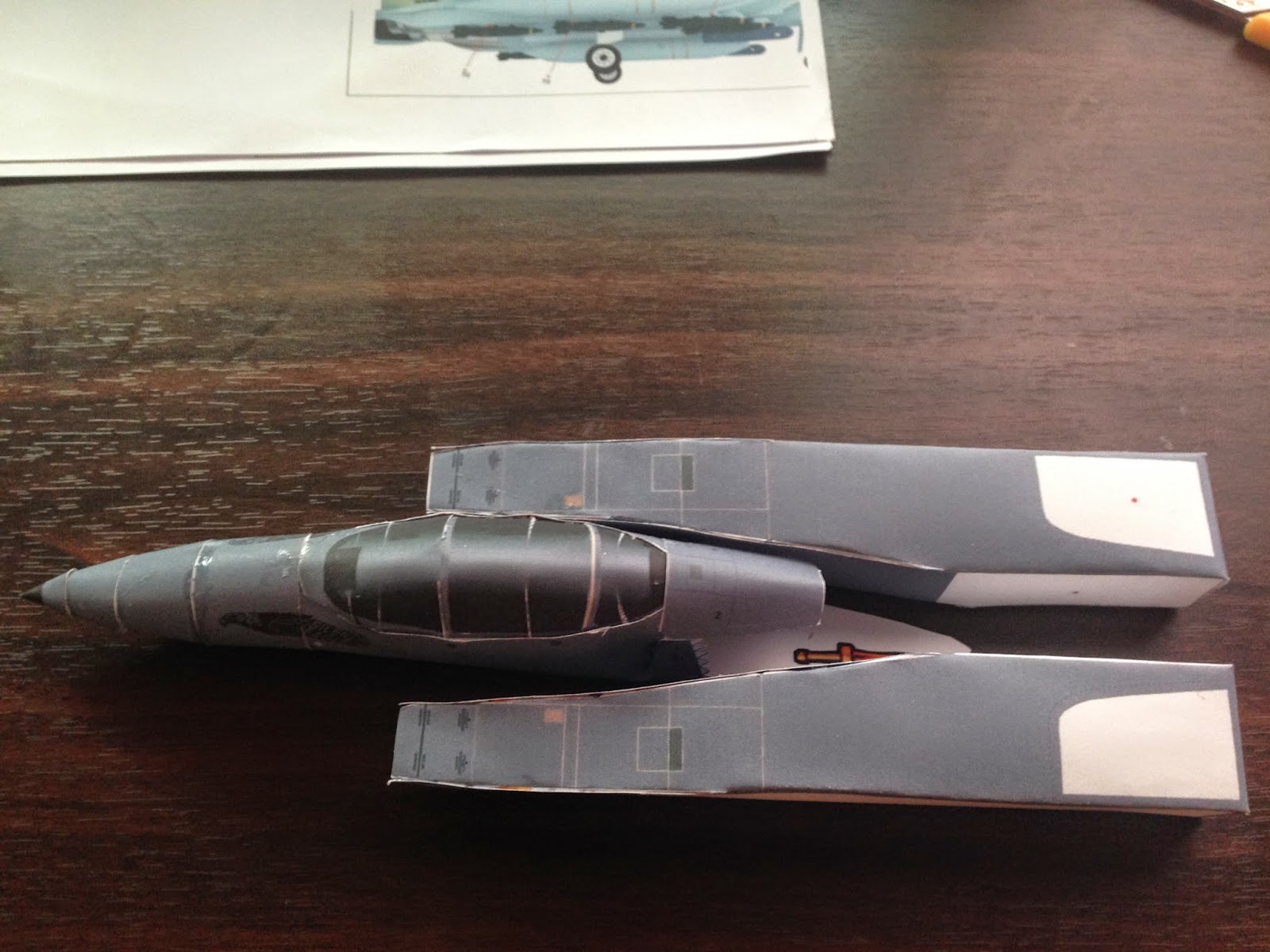 Papercraft Model กระดาษ จินตนการแห่งกระดาษ: F15