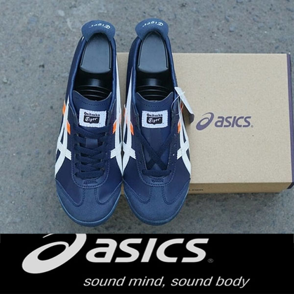 Asics Onitsuka Tiger Mexico Biru Navy [ATM1802] | Omsepatu.com