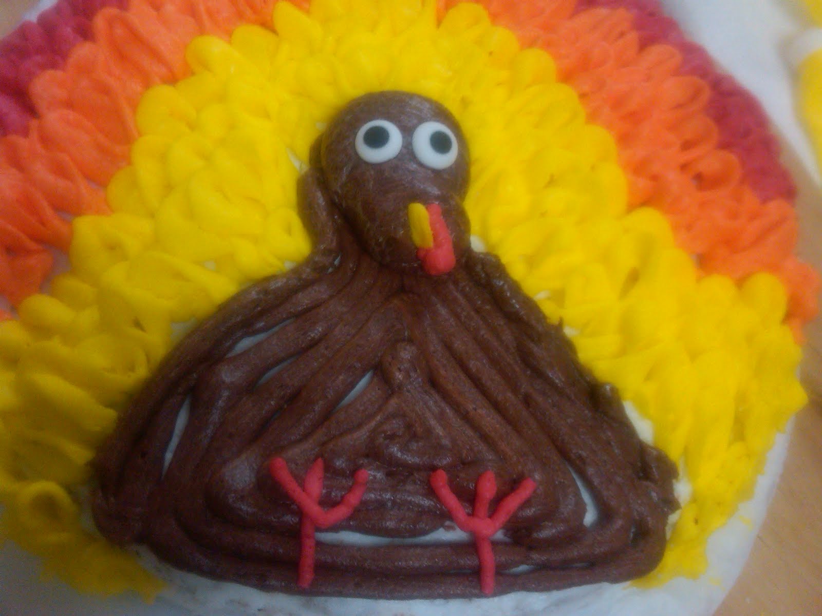 Creatividades Latinas: Turkey cake, Pastel del Chompipe, Pavo 2011