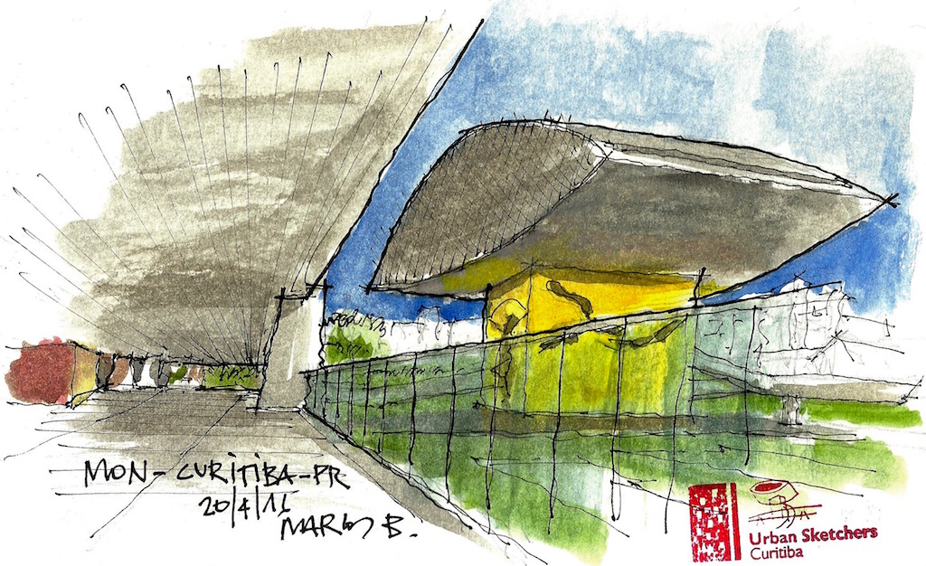 1º Encontro Urban Sketchers Brasil - Curitiba/PR