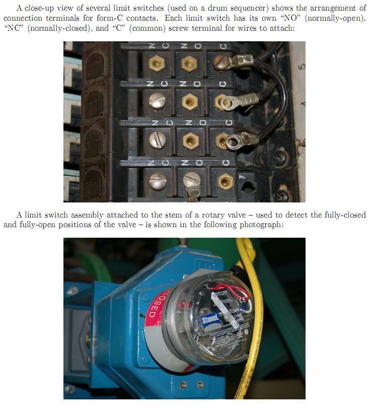 Industrial Instrumentation: Limit Switch