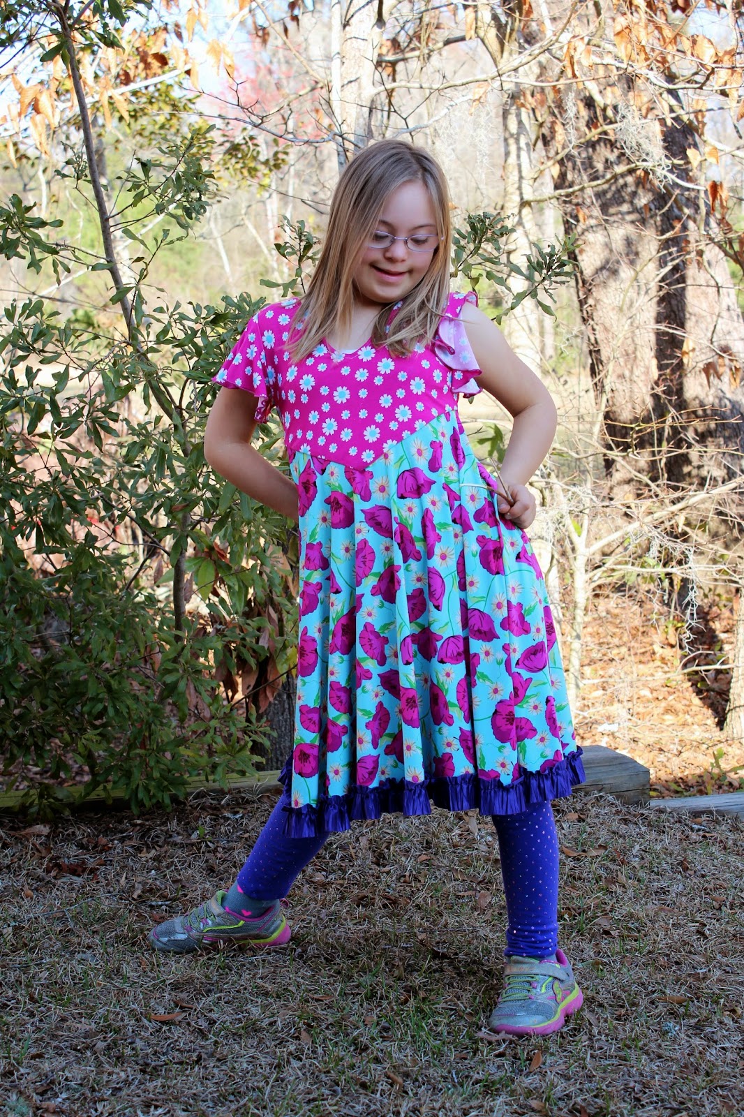 Big Blueberry Eyes: A TwirlyGirl Dress for my TwirlyGirl
