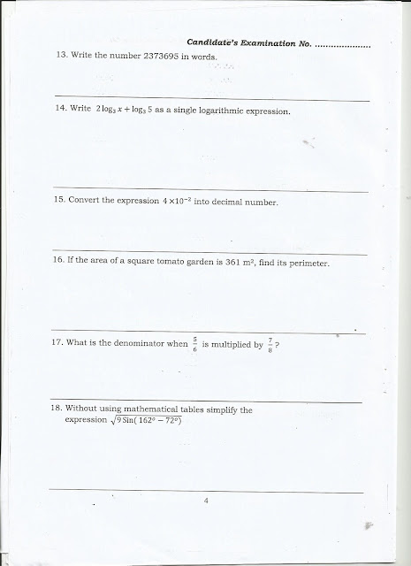 FORM TWO STUDY NOTES & PAST PAPERS BLOG: BASIC MATHEMATICS --FORM TWO ...
