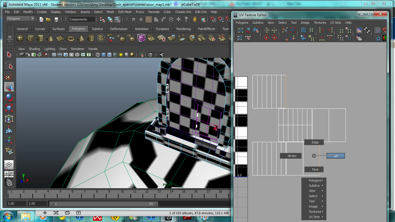 Digital Modelling: UV Mapping