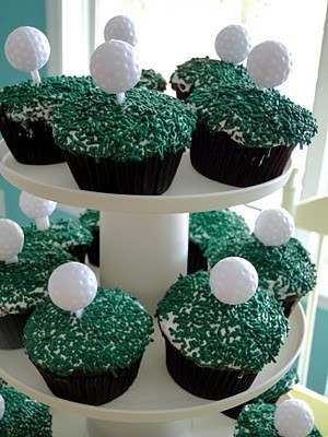 borrowed heaven: pinterest day 4: masters golf cupcakes