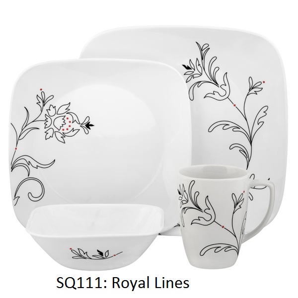 USA with love: Corelle Square Pattern