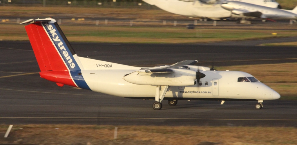 Far North Queensland Skies: Skytrans DH8A VH-QQA now in full livery