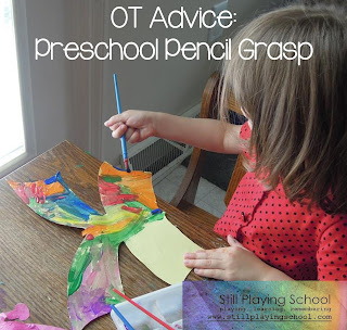 E's Pencil Grasp | Still Playing School