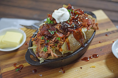 Hawg Back BBQ Stuffed Potatoes