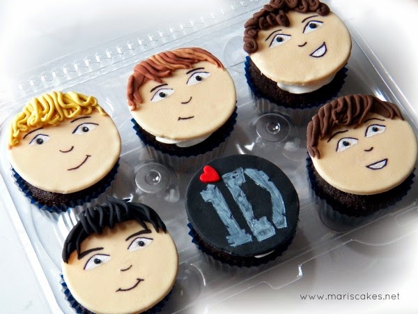 One Direction (1D) Cupcakes | Mari's Cakes (English)