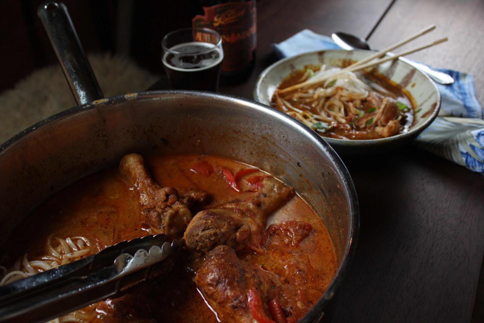 Fat and Happy Blog: Peanut Butter Panang Beer Curry with Chicken and ...