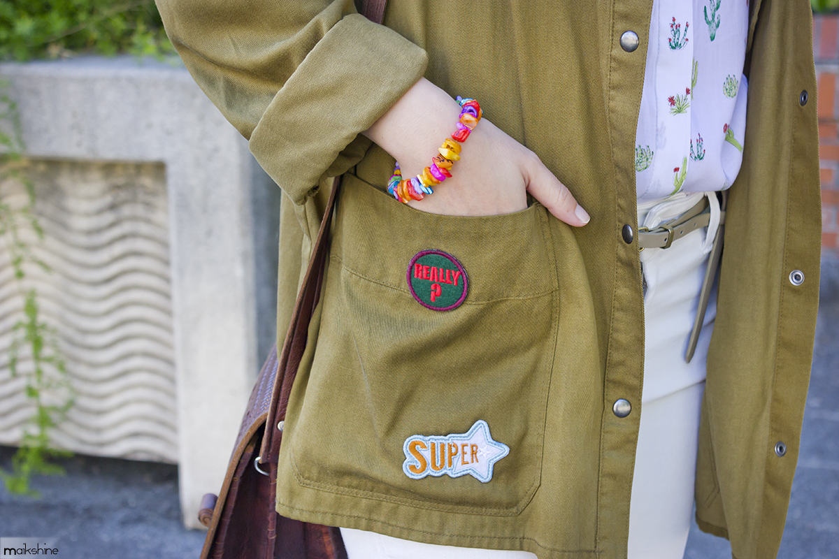 OUTFIT • PATCHED PARKA Maikshine MAIKSHlNE