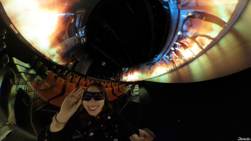 JAPANKURU: # Entertainment ♪ First in Japan!! 180°U-shaped Screen 3D ...