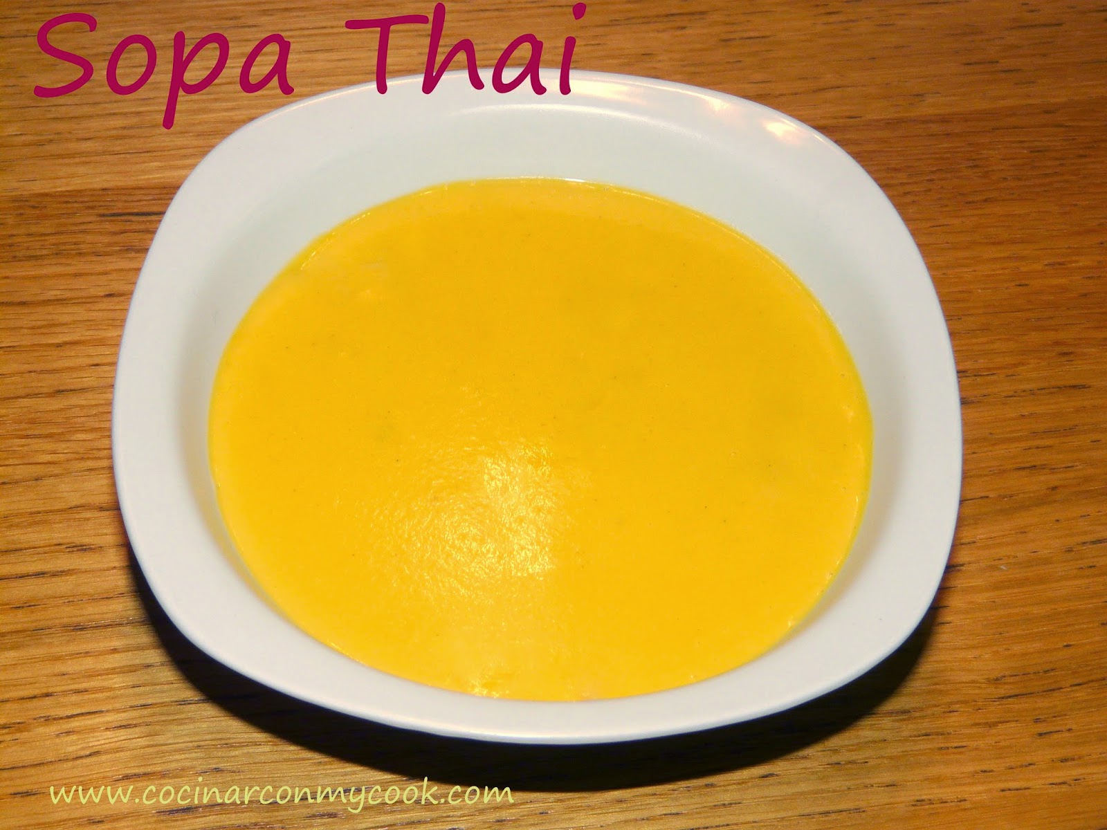 Cocinar con MyCook: SOPA THAI