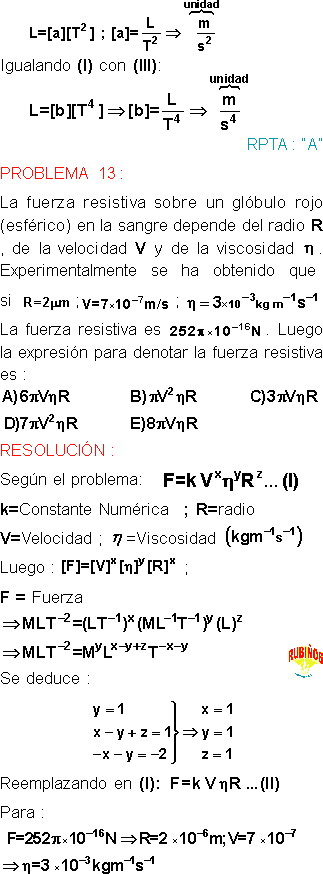 ANÁLISIS DIMENSIONAL PRINCIPIO DE HOMOGENEIDAD FÓRMULAS EMPIRICAS ...