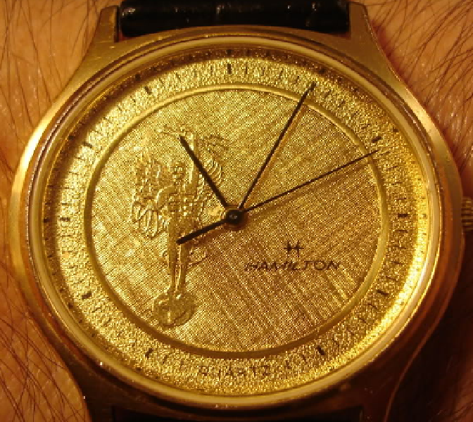 Vintage Hamilton 9812 Presentation Watches: Golden Boy AT&T ...