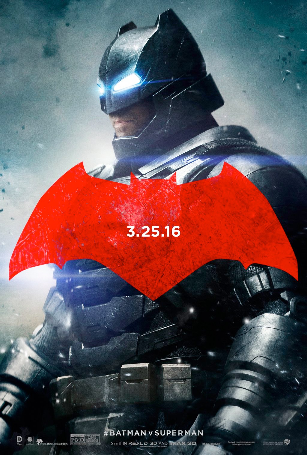 BATMAN V. SUPERMAN: Posters For Batman, Superman, Wonder Woman and a ...