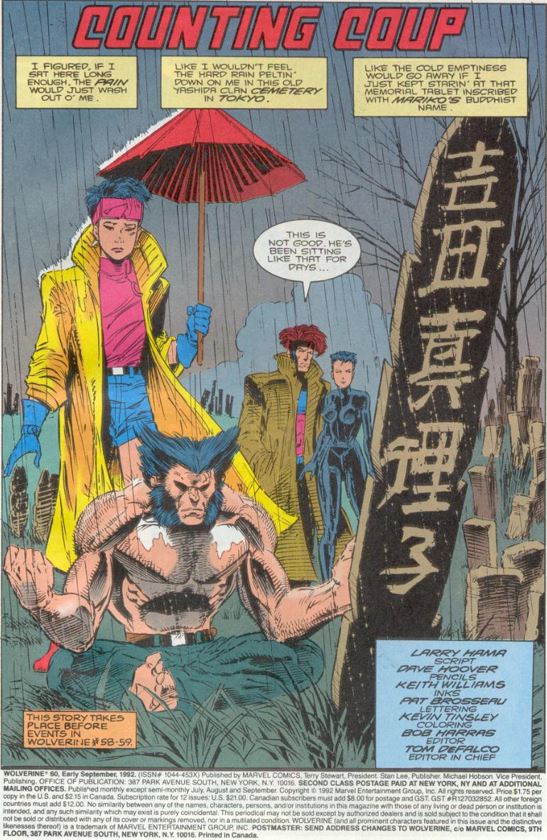 Read online Wolverine (1988) comic - Issue #60