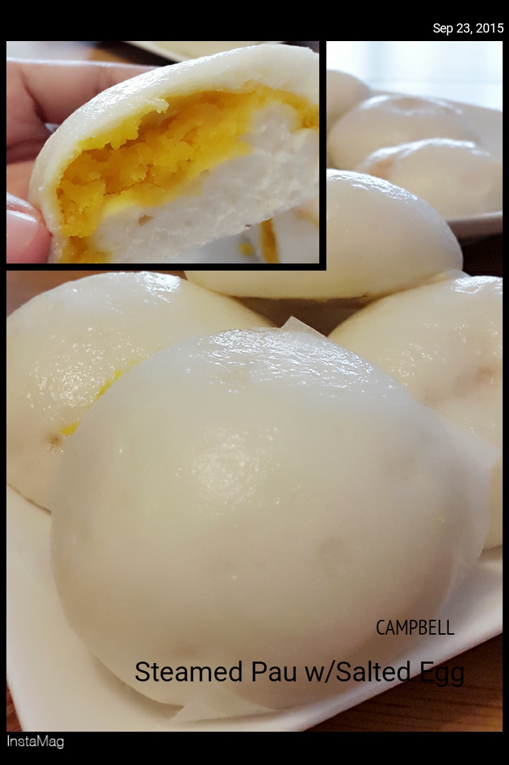 Hani's Kitchen: Steamed Pau with Salted Egg Yolk Lava