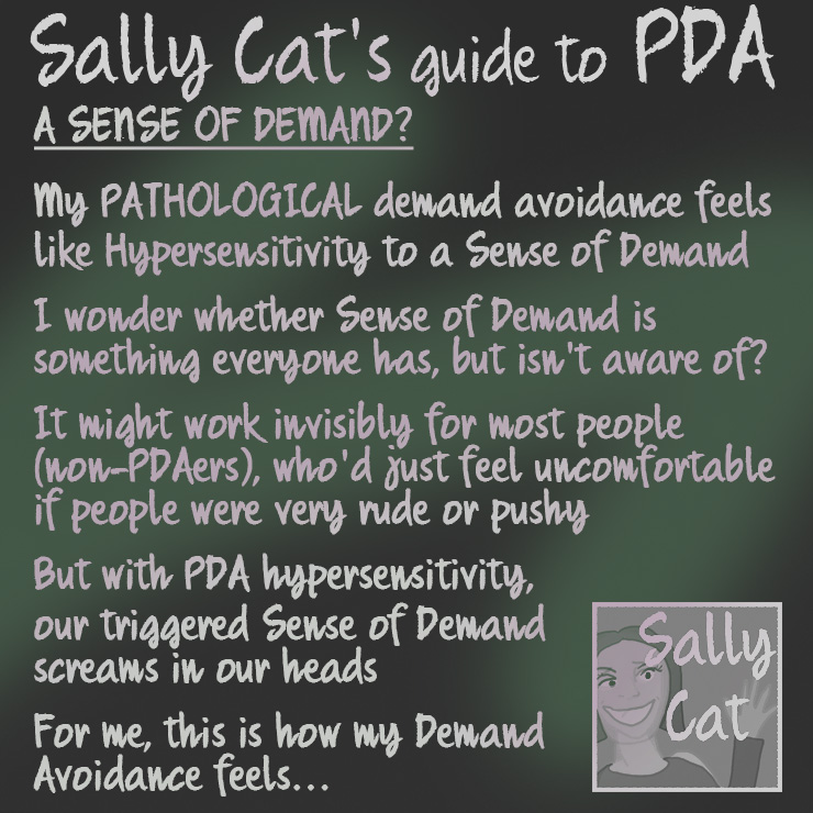 Sally Cat PDA: Memes About Demand Avoidance