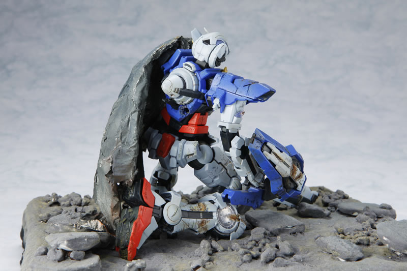 Custom Build: MG 1/100 Gundam Exia R1 "Thank You...Exia" Diorama