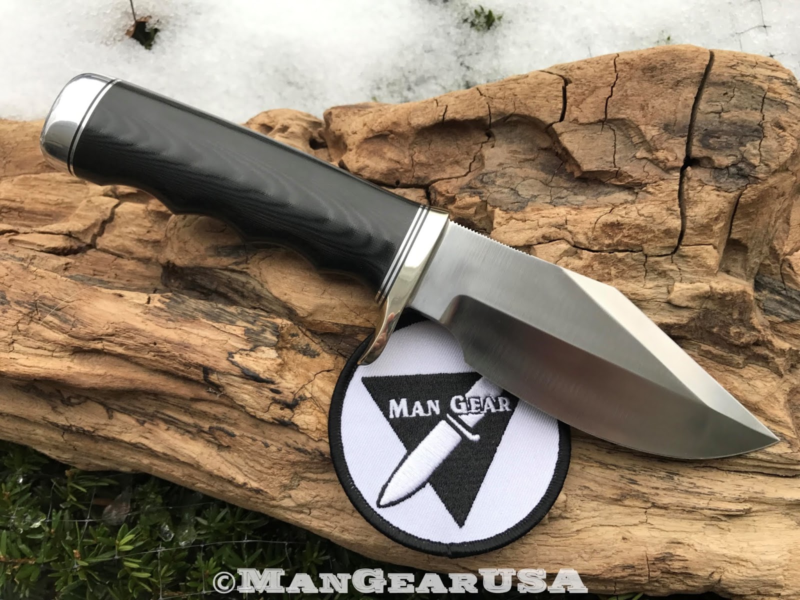 Man Gear: Randall Made Model 19-5 Bushmaster, O1, Nickel Silver, Black ...