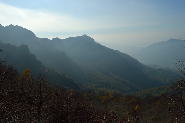 Trekking in Italy. Hiking from Lecco to Monte Resegone