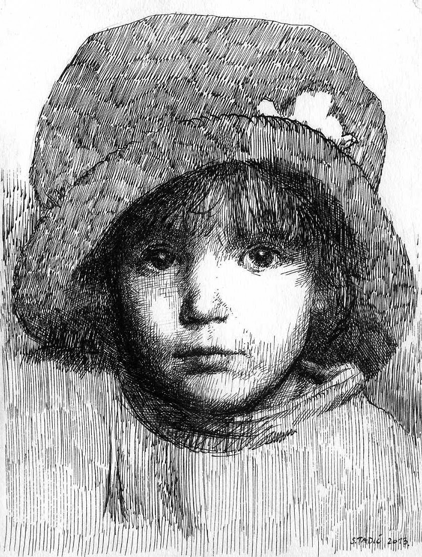 My whole Life: Child ink portraits