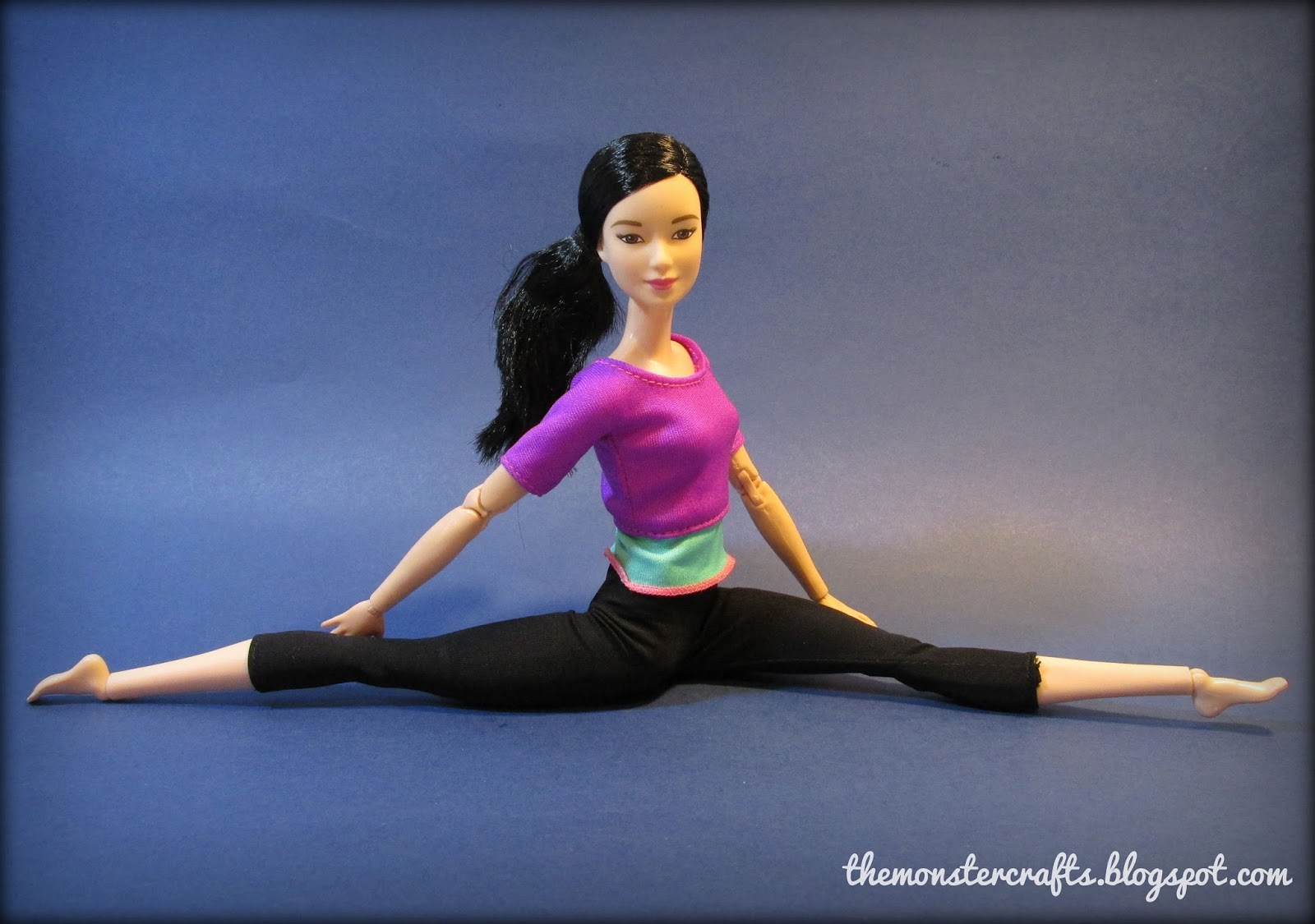 Doll review: Barbie Made to Move "Purple Top"