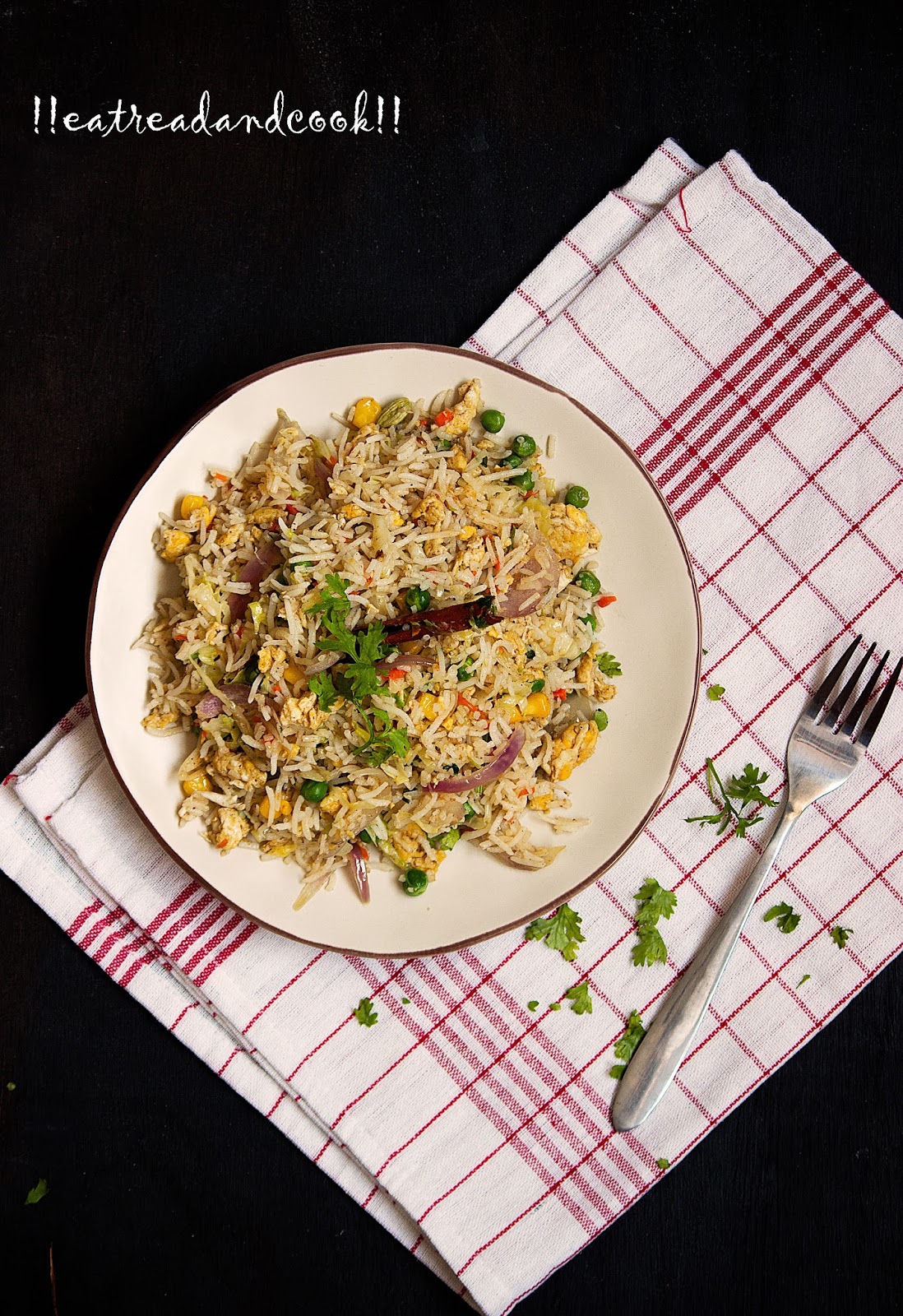 Stir Fried Leftover Rice / Bhaja Bhat