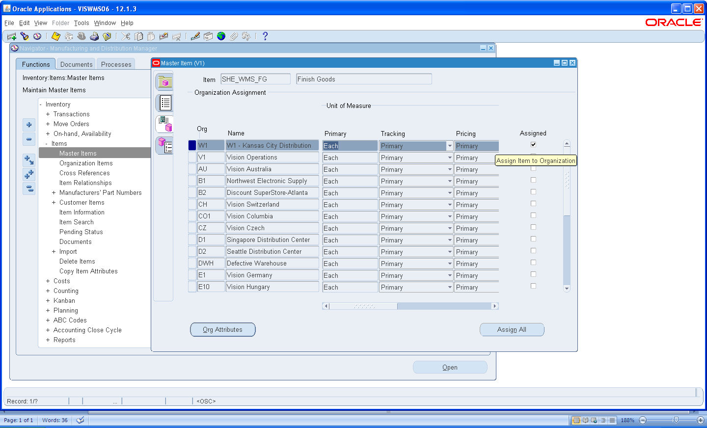 WMS Label Format Setup and Demo « Learn Oracle