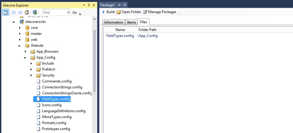 Explore Sitecore: Creating Package using Sitecore Rocks Explore Sitecore: Creating Package using Sitecore Rocks