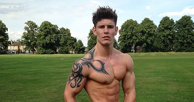 the beauty of male muscle: Luke